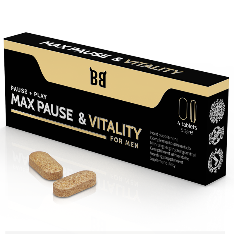 BLACK BULL - MAX PAUSE VITALITY RETARDANTE PARA HOMBRE 4 CÁPSULAS en ...
